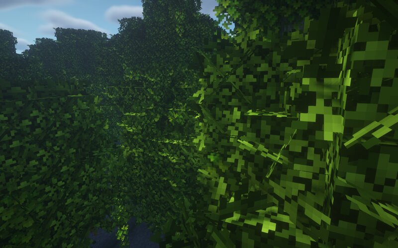 Gali's Bushy Leaves | Mizuno's 16 Craft Add-on Minecraft Texture Pack