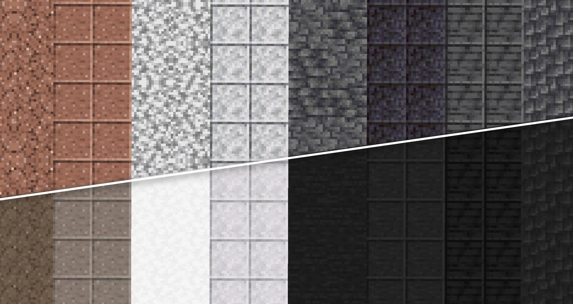 Better Modern Default (black slabs, stairs, etc.) Minecraft Texture Pack
