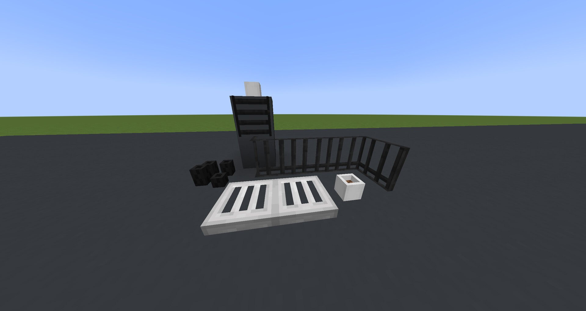 Better Modern Default (black slabs, stairs, etc.) Minecraft Texture Pack