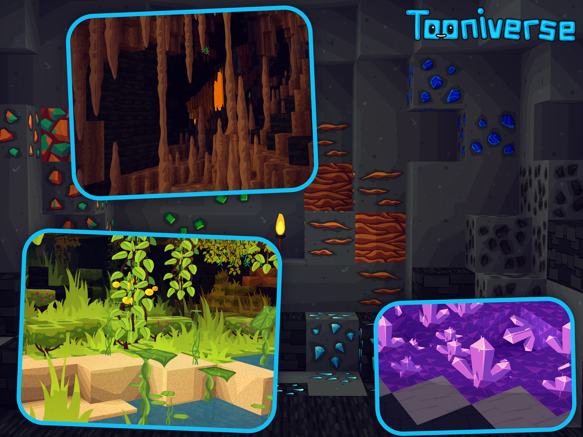 Tooniverse - Complete 256x Cartoony & Cute Resource Pack! Minecraft ...