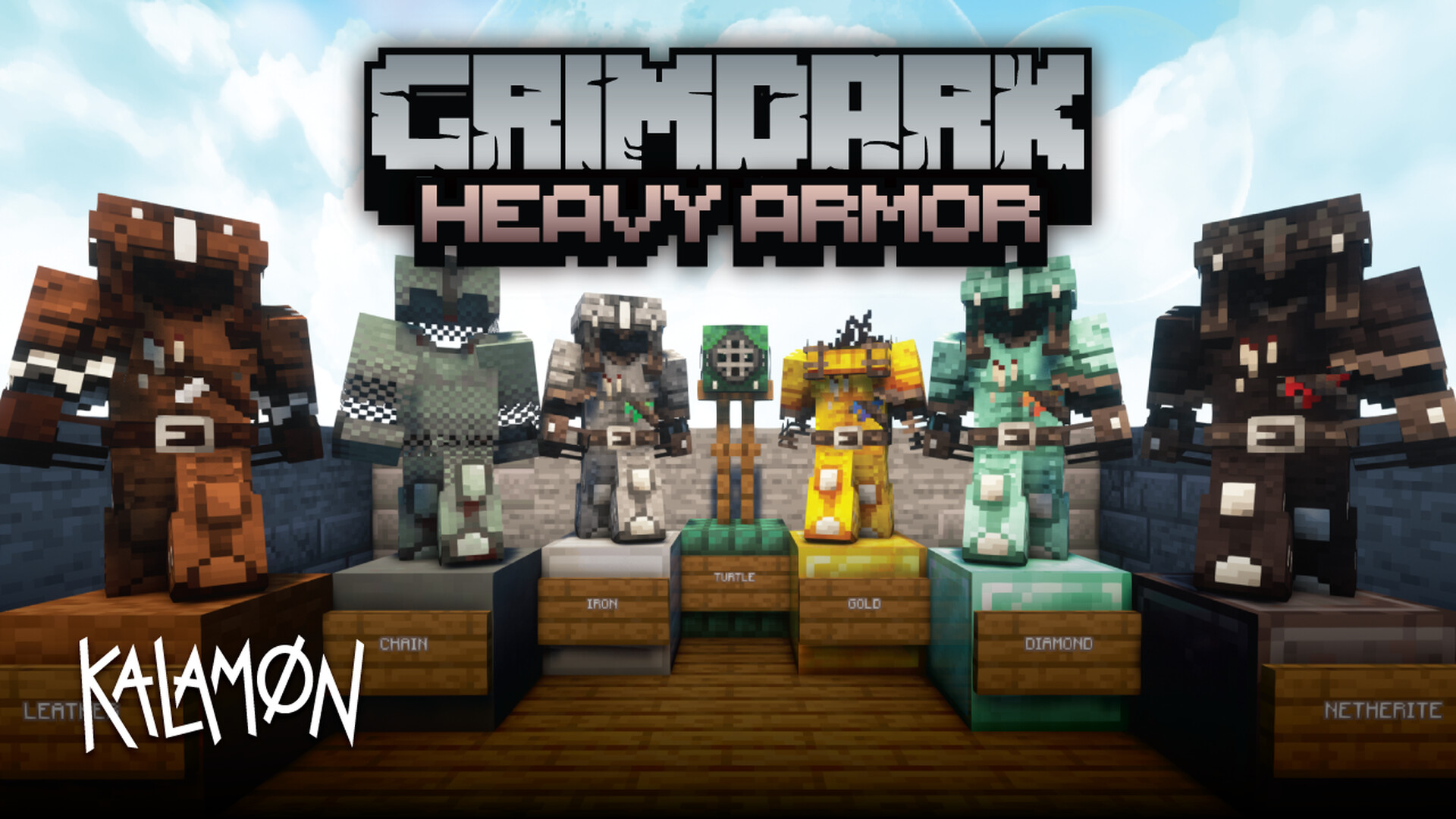 Kal's Grimdark Heavy Armor [1.18+] Minecraft Texture Pack