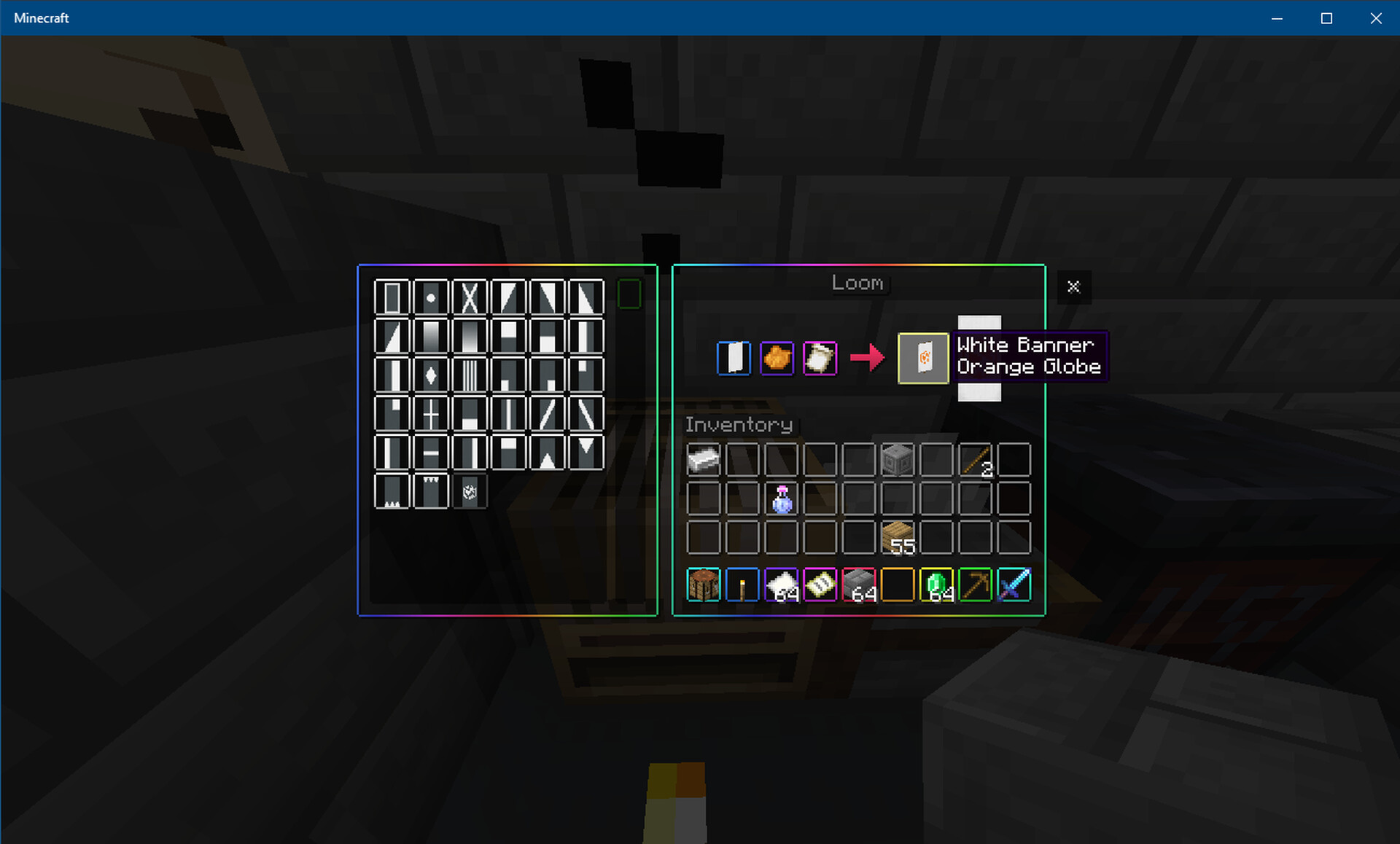 Animated RGB XP Bar + Hotbar + Inventory GUI for MC Bedrock Minecraft ...