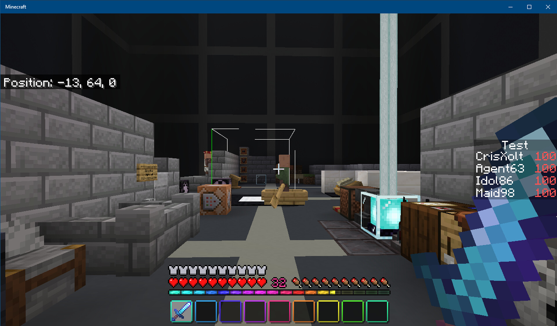 Animated RGB XP Bar + Hotbar + Inventory GUI for MC Bedrock Minecraft ...