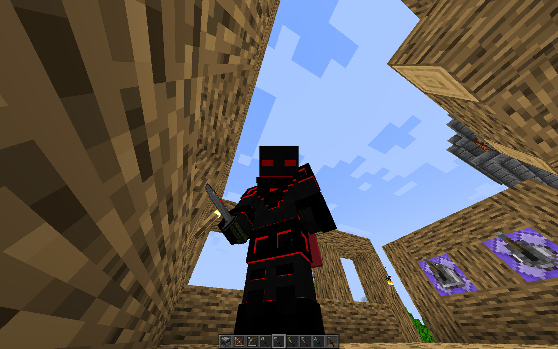 Swords into 3D bayonets! 1.18.1 Minecraft Texture Pack