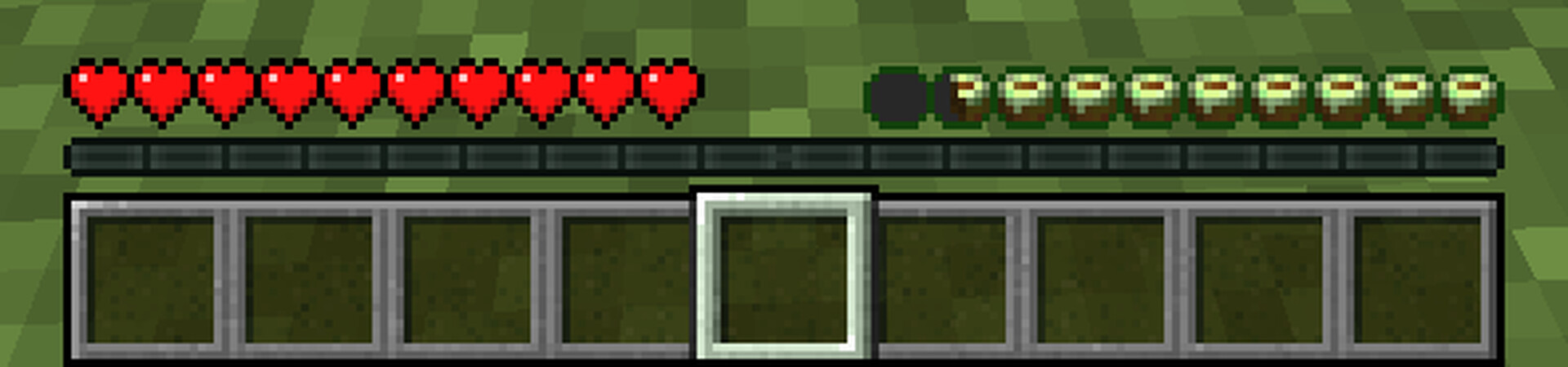 Cake Hunger Bar Minecraft Texture Pack