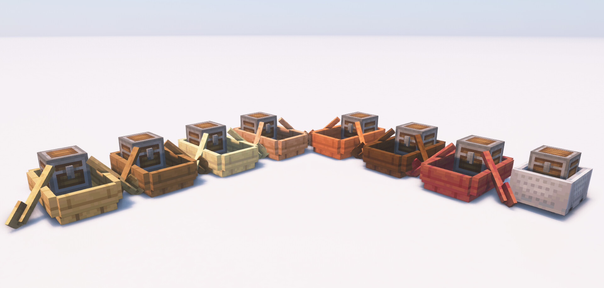 Andesite Chests + Crafting Table Minecraft Texture Pack