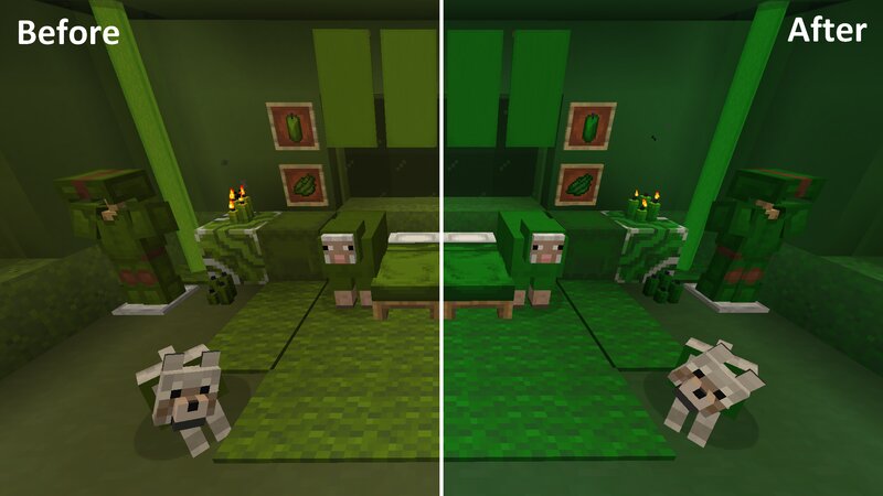 Green+ Minecraft Texture Pack