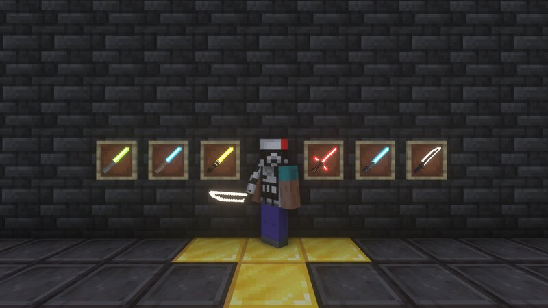 Glowing Lightsabers | 1.19 | Minecraft Texture Pack