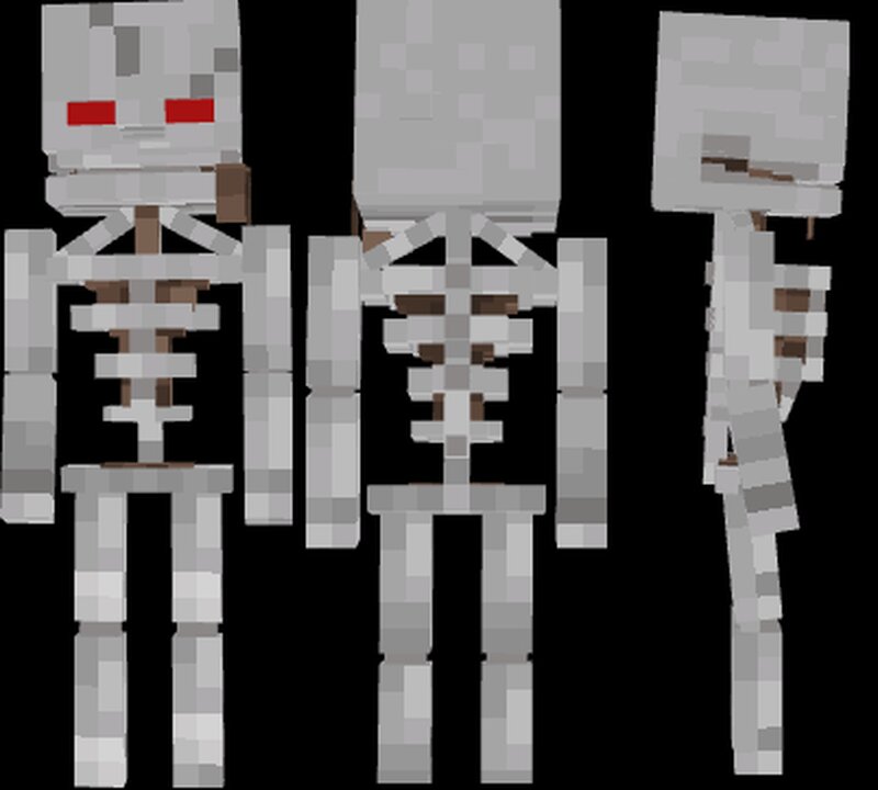 new skeleton model Minecraft Texture Pack