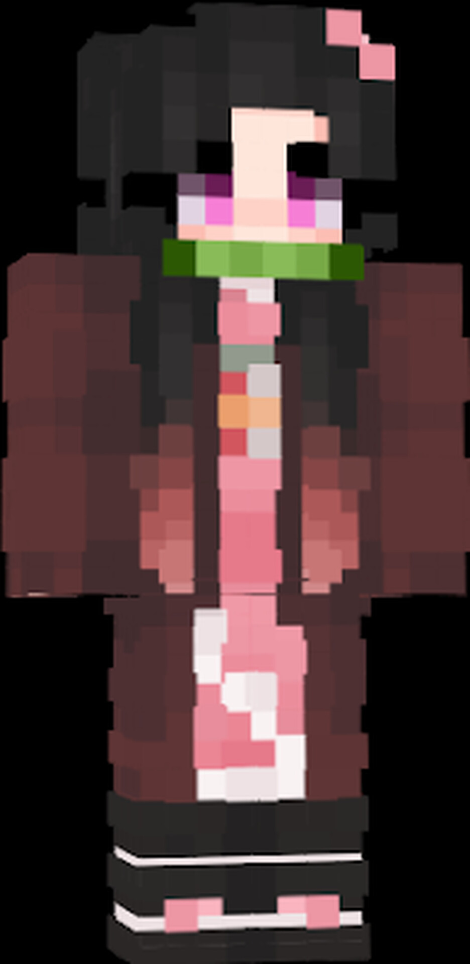 Nezuko Totem Minecraft Texture Pack