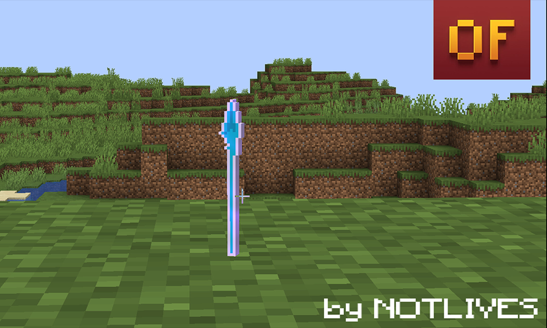 Undyne's Spear-Trident Minecraft Texture Pack