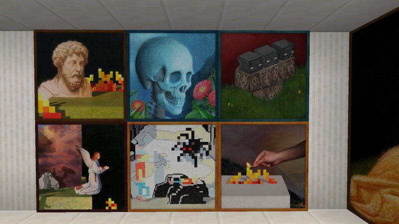 Paintings in High Definition Minecraft Texture Pack