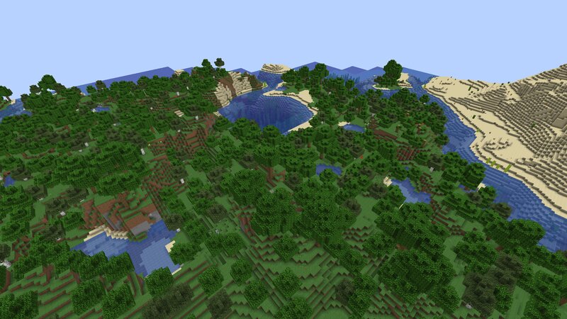 My Good Old Forest Biome Panorama Minecraft Texture Pack