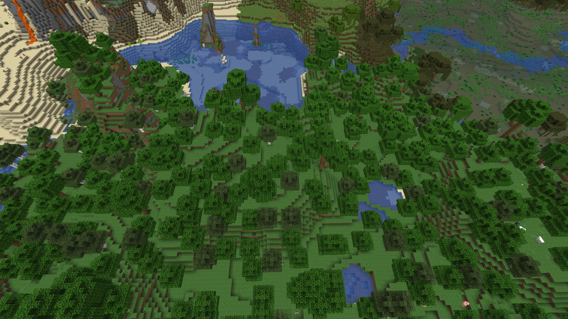My Good Old Forest Biome Panorama Minecraft Texture Pack