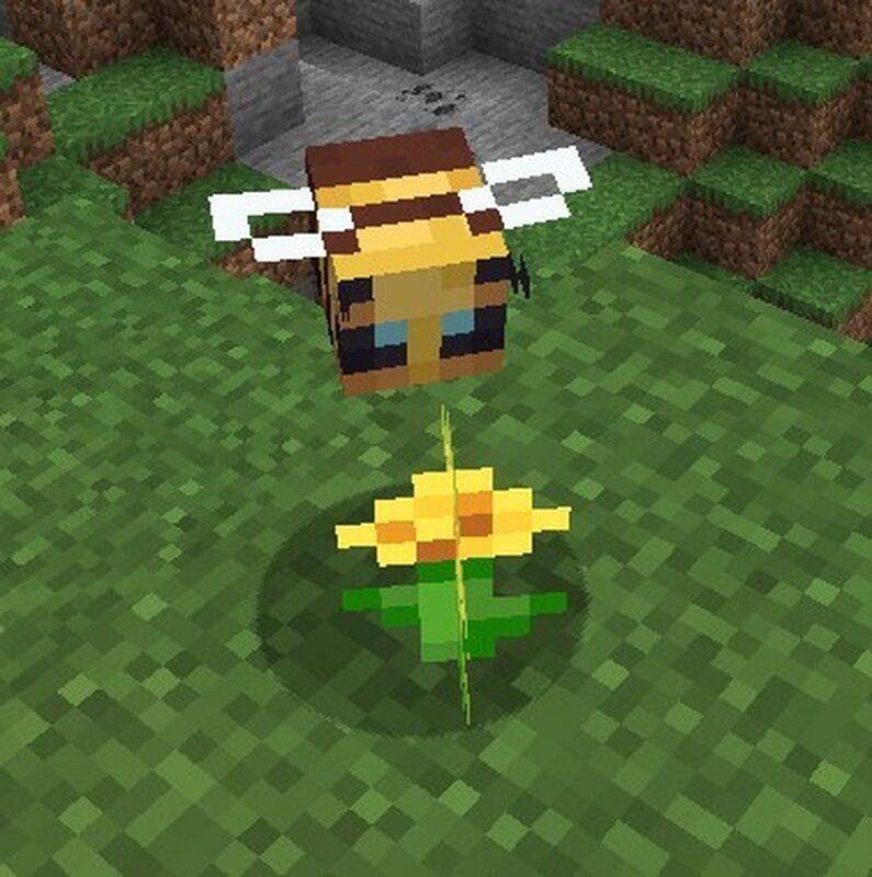 Vector's tinier bees Minecraft Texture Pack