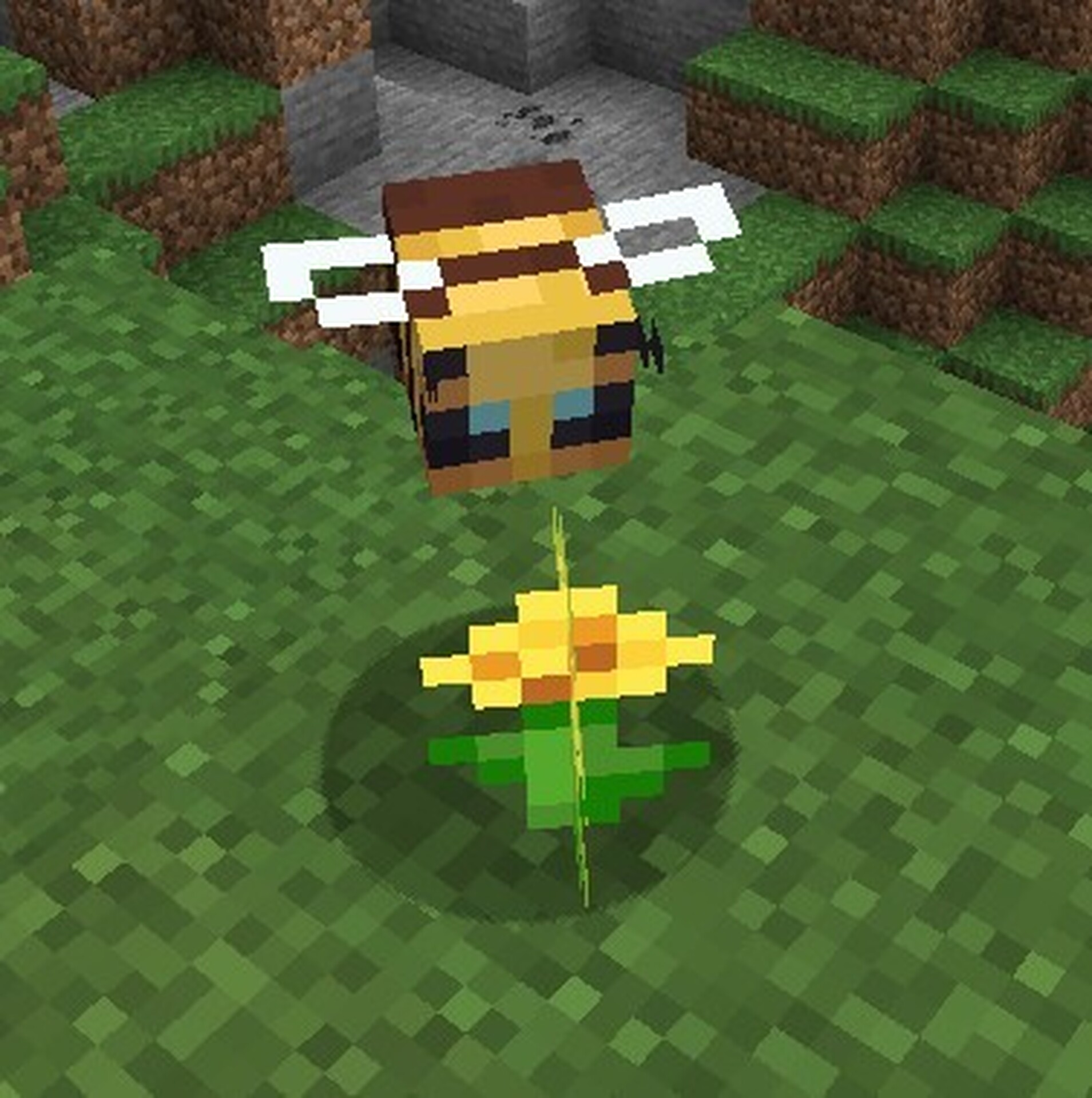 Vector's tinier bees Minecraft Texture Pack