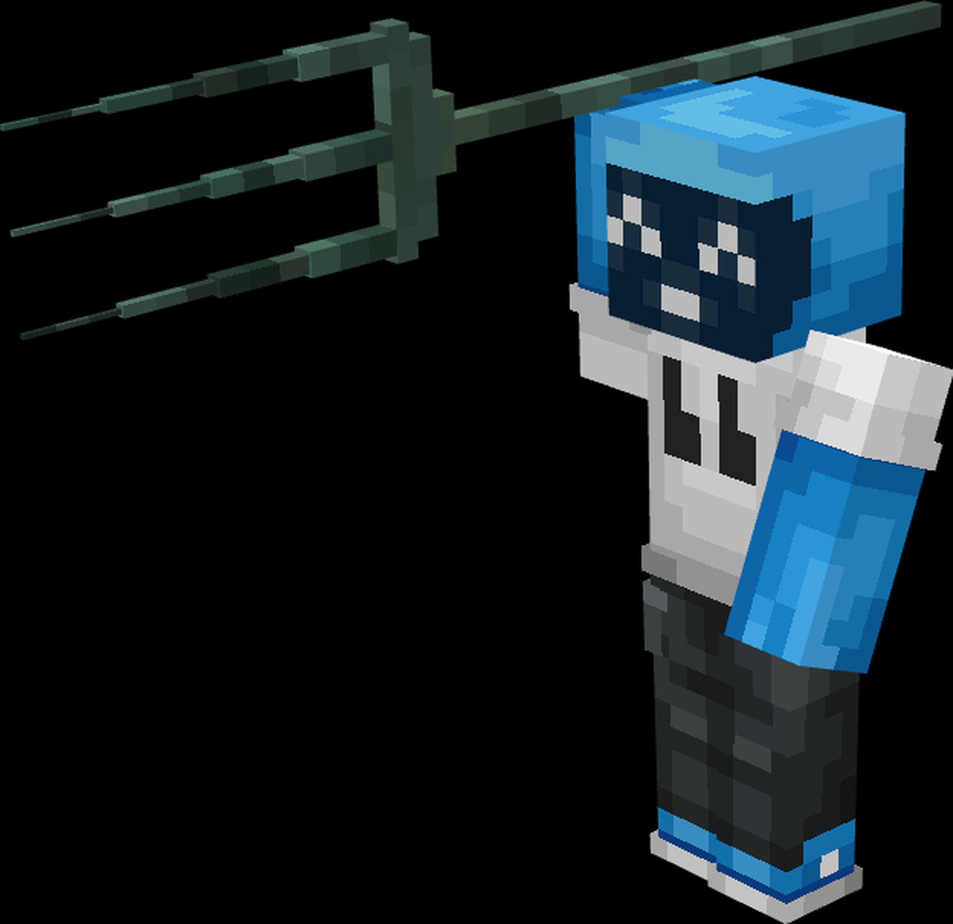 Realistic trident Minecraft Texture Pack