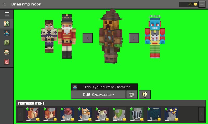 green screen character creator background Minecraft Texture Pack