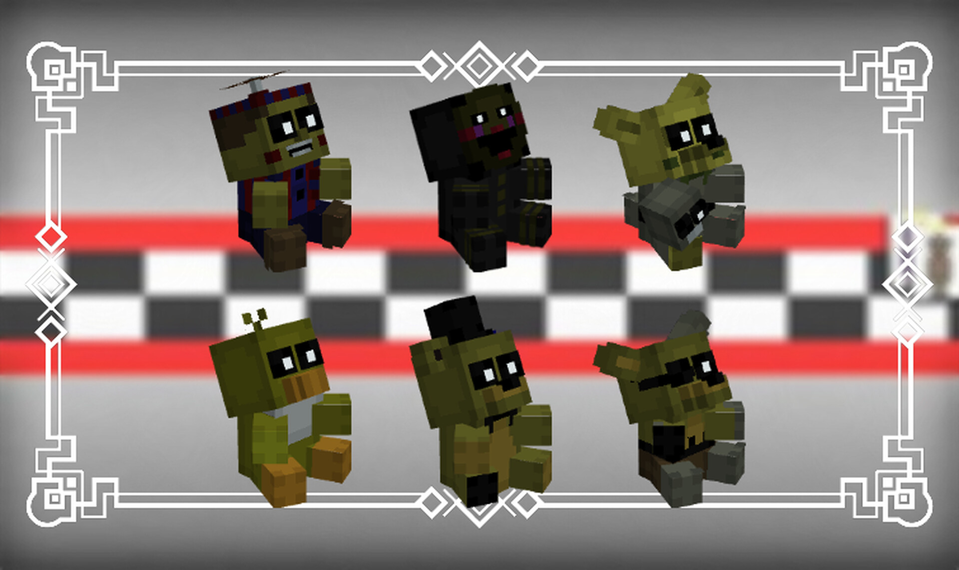 Fnaf Ultimate Custom Plushie Minecraft Texture Pack