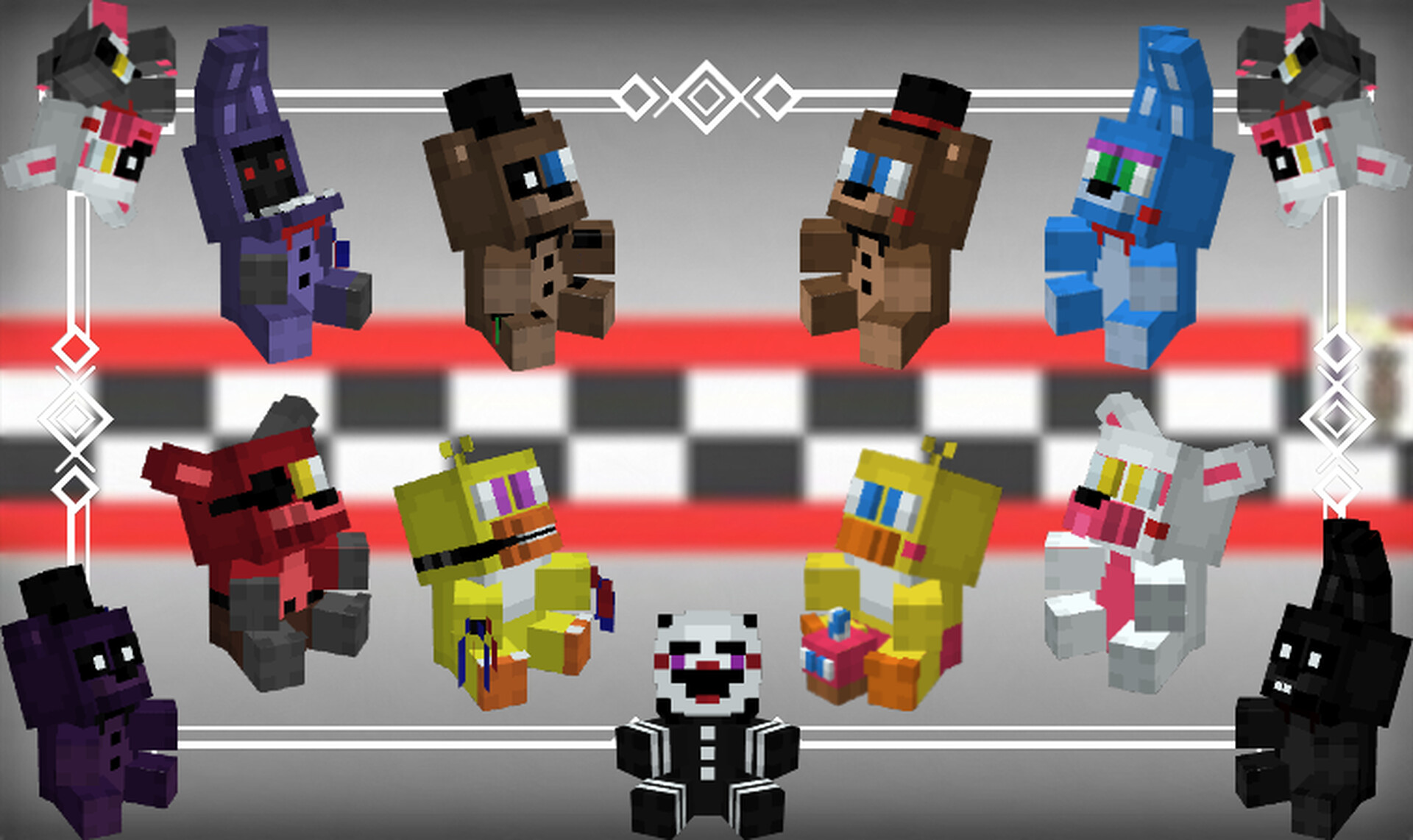 Fnaf Ultimate Custom Plushie Minecraft Texture Pack