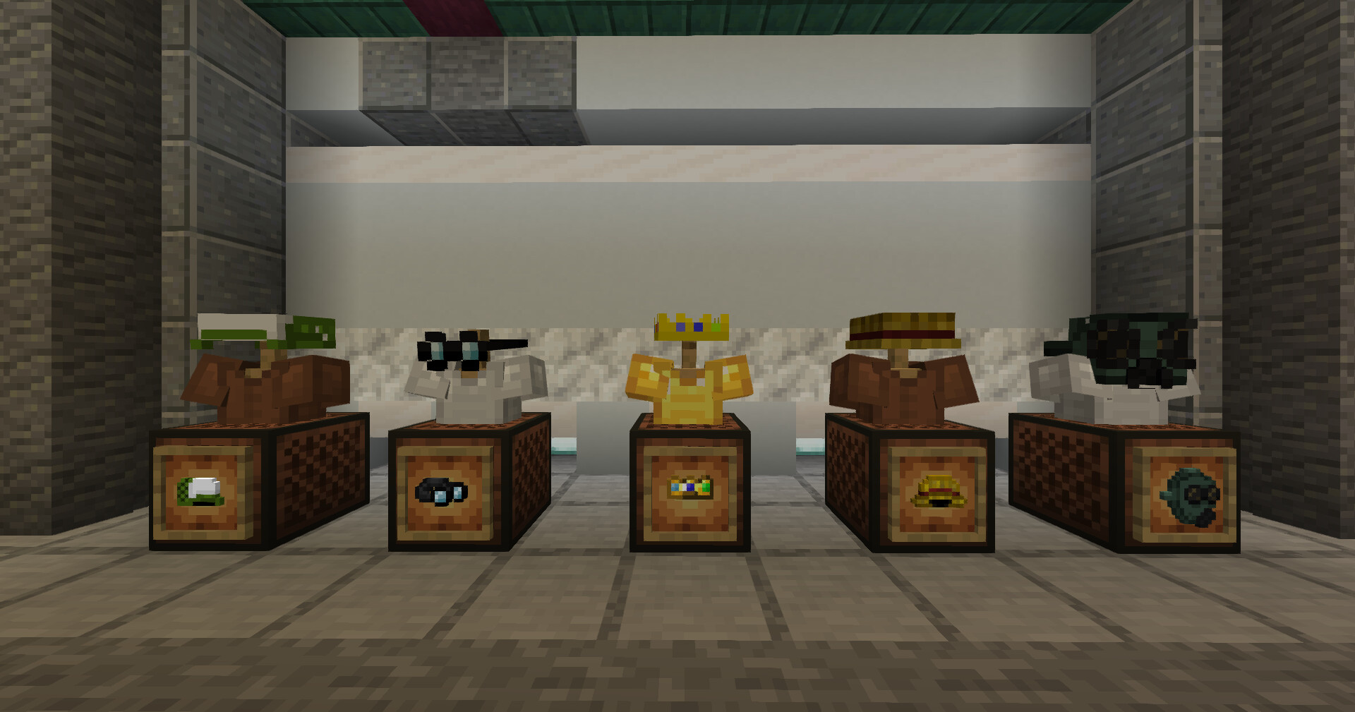 Hats! [+5 New Hats] Minecraft Texture Pack