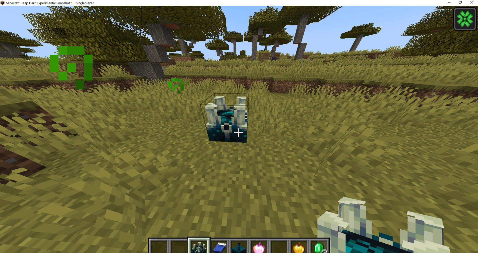 old bedrock beta sculk shrieker model Minecraft Texture Pack