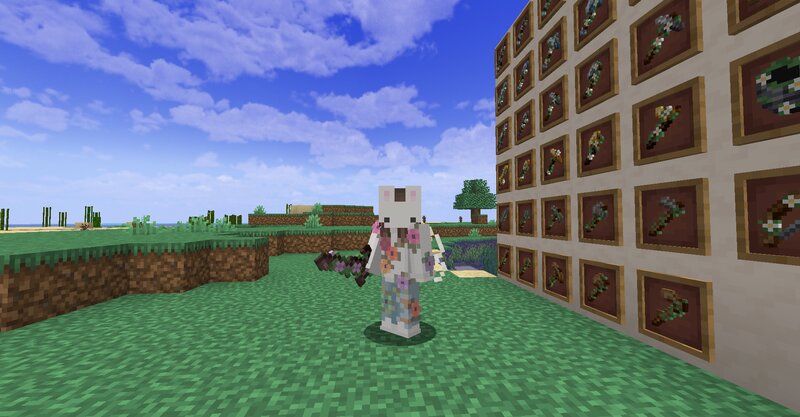 Overgrown Floral Tools Minecraft Texture Pack