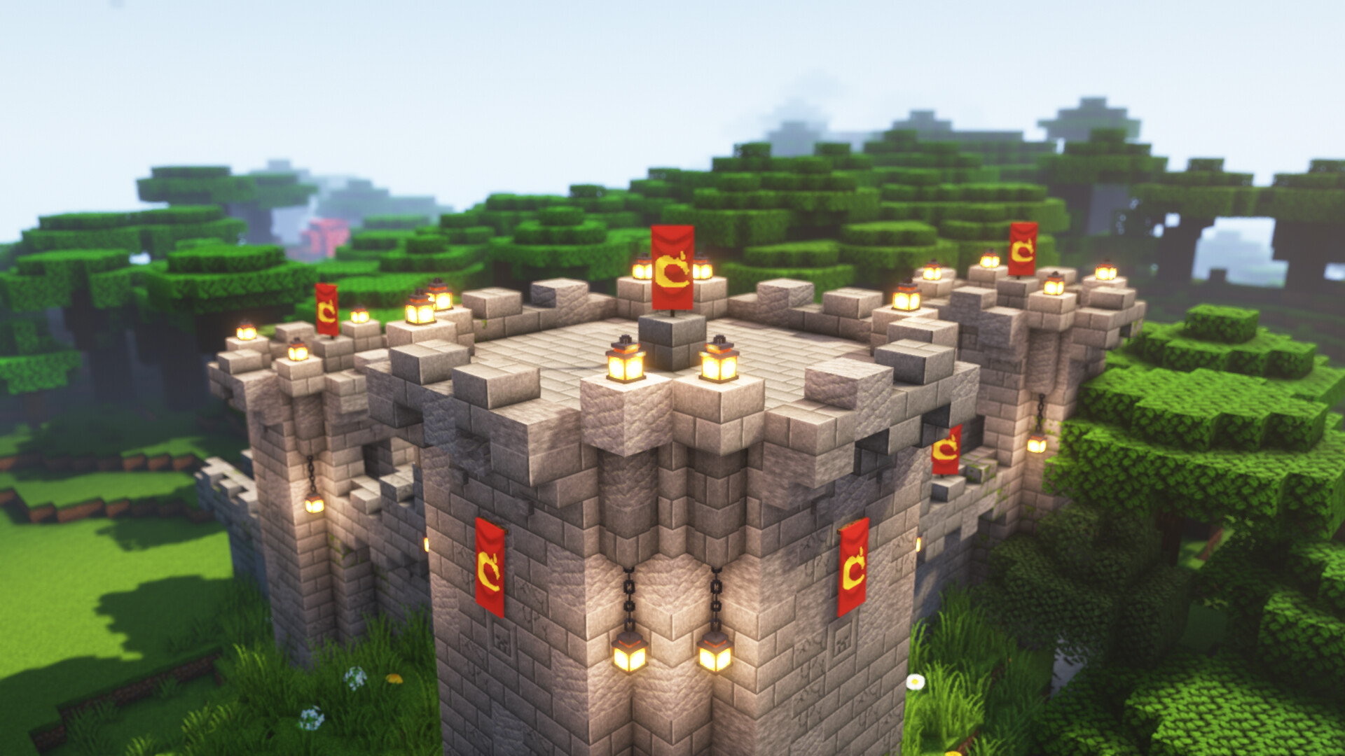 Glowing Banners & Shields Minecraft Texture Pack