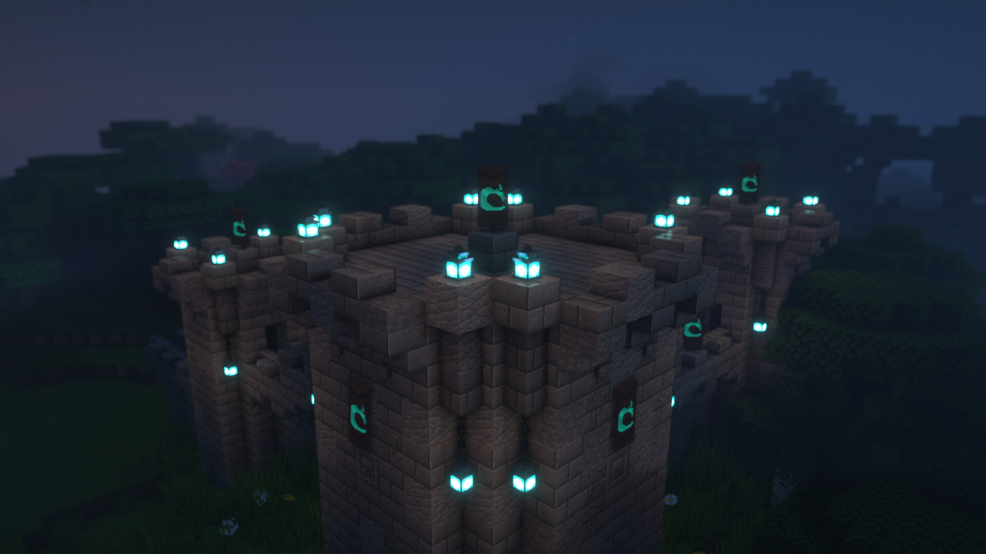 Glowing Banners & Shields Minecraft Texture Pack