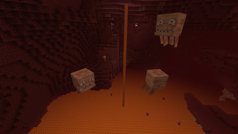 Kinda strange ghasts (Java edition) Minecraft Texture Pack