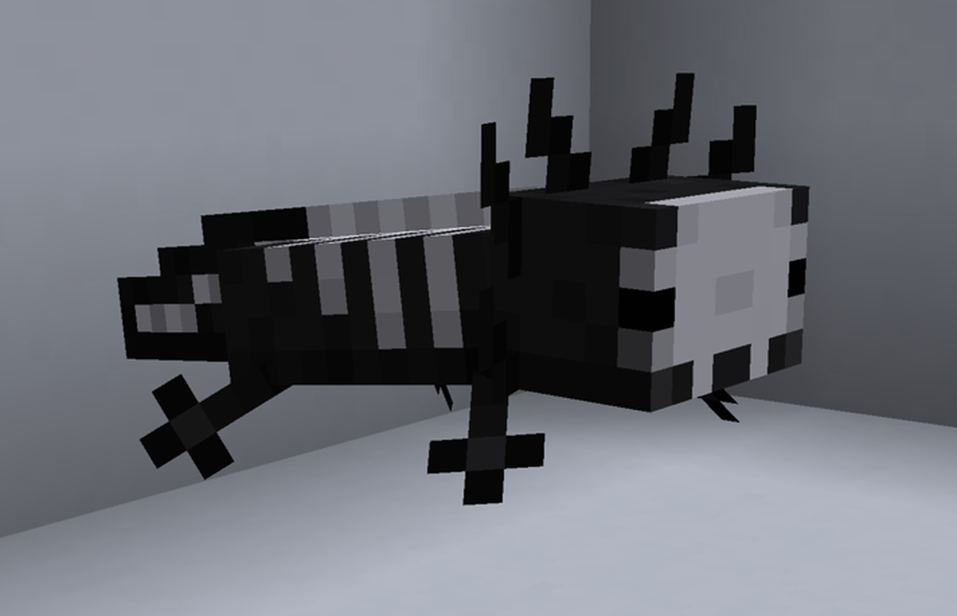 skeleton axolotl Minecraft Texture Pack