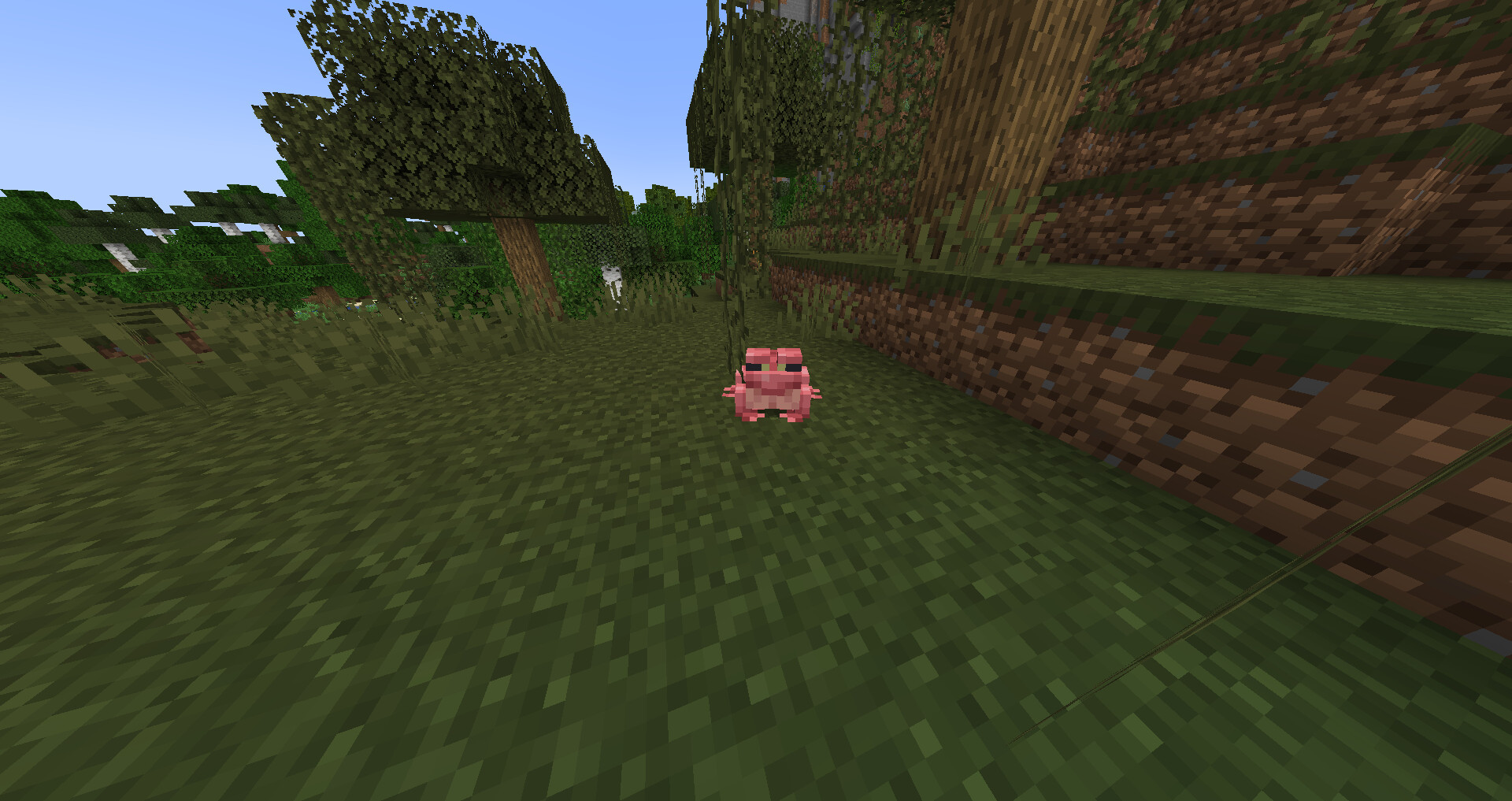 pink warm frog Minecraft Texture Pack