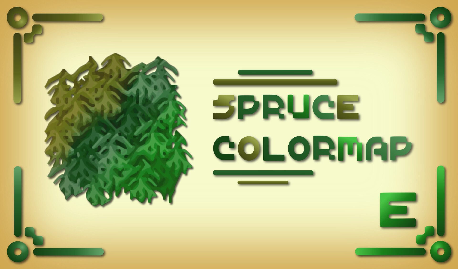 Spruce Colormap Minecraft Texture Pack