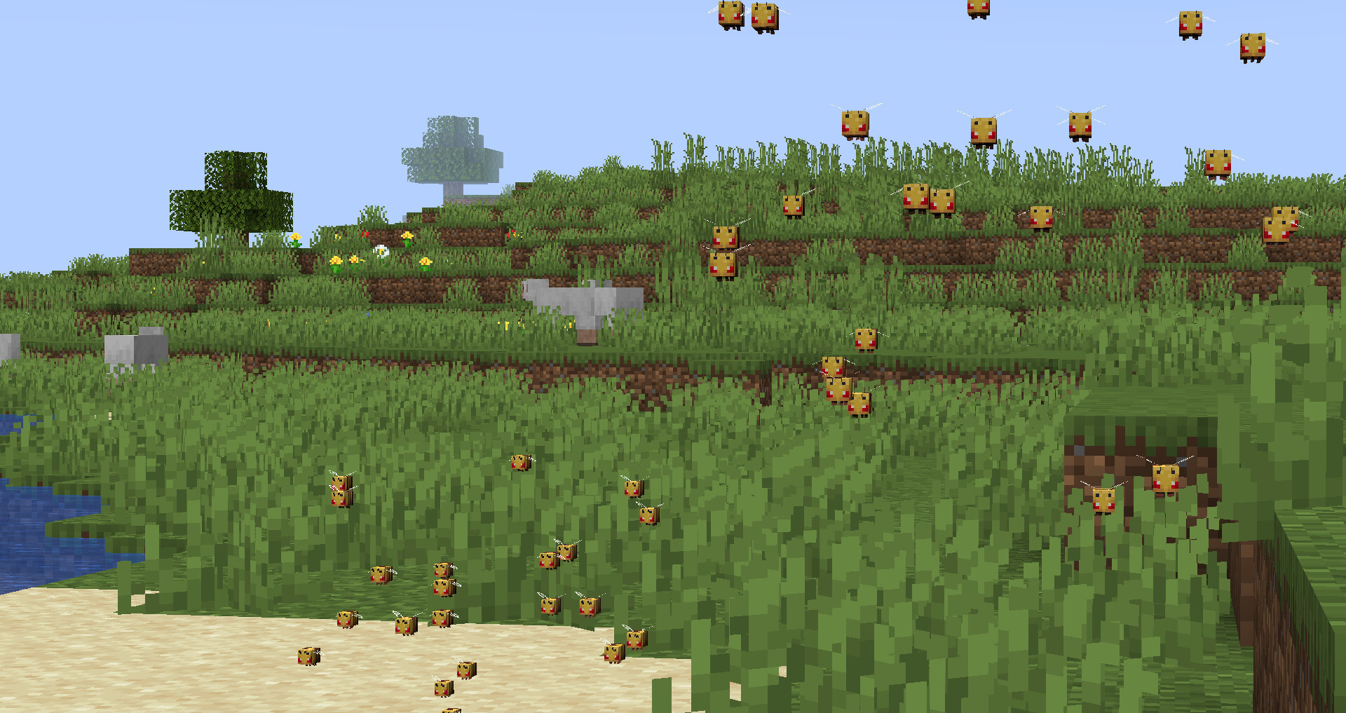 Better bees Minecraft Texture Pack
