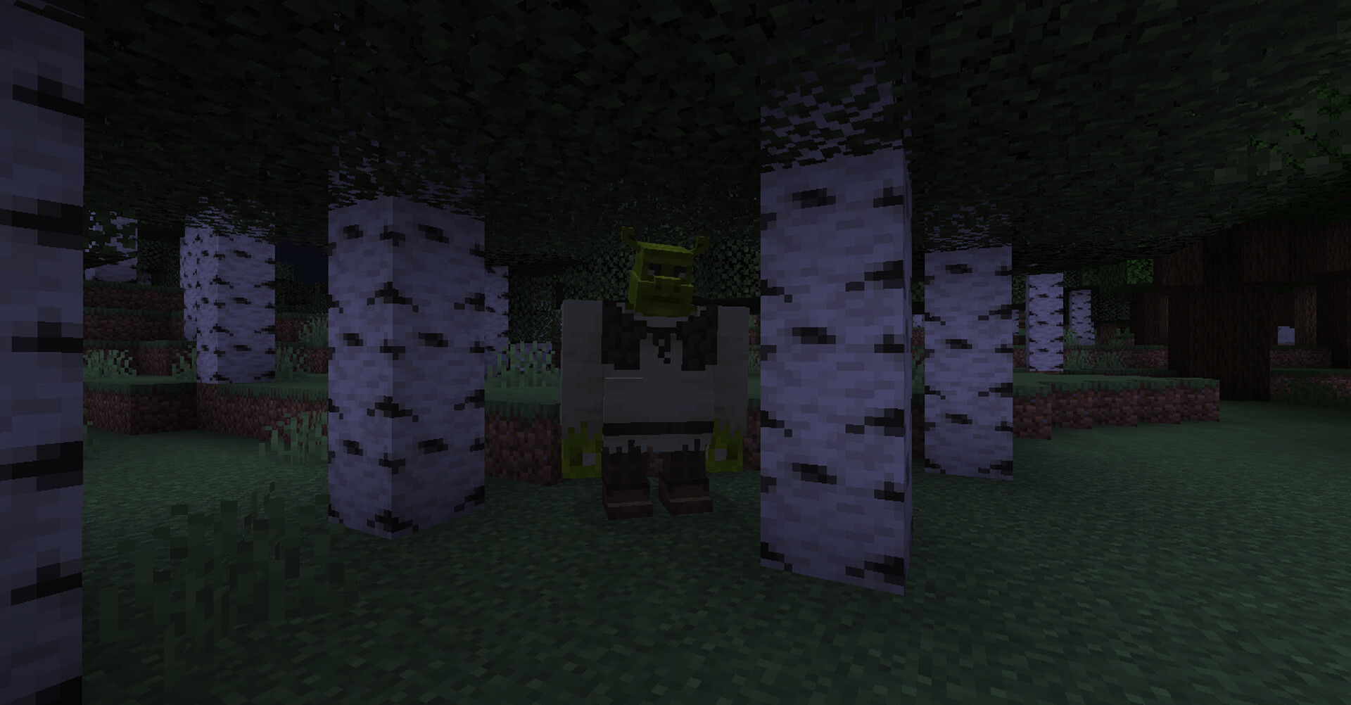 Warden but this Shrek (remodeling) Minecraft Texture Pack