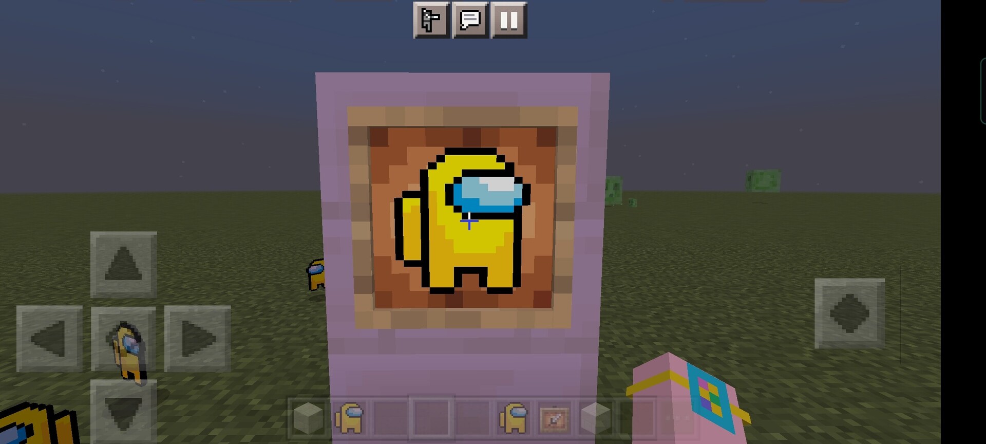 Among Us totem Minecraft Bedrock Minecraft Texture Pack