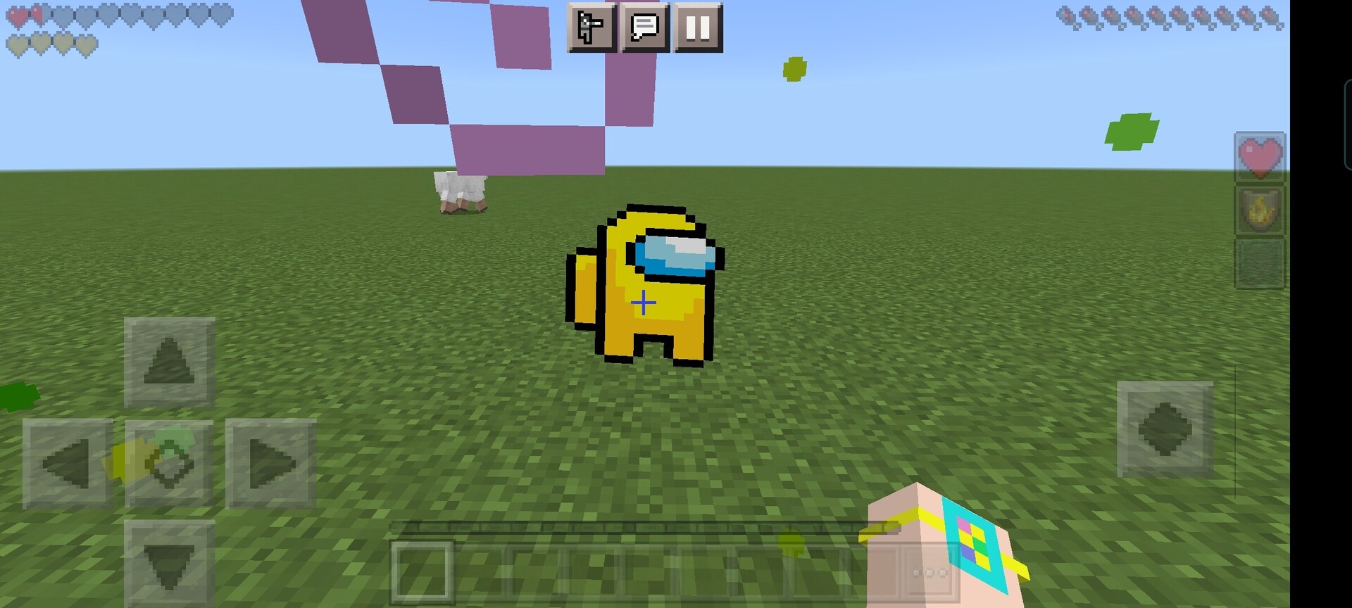 Among Us totem Minecraft Bedrock Minecraft Texture Pack