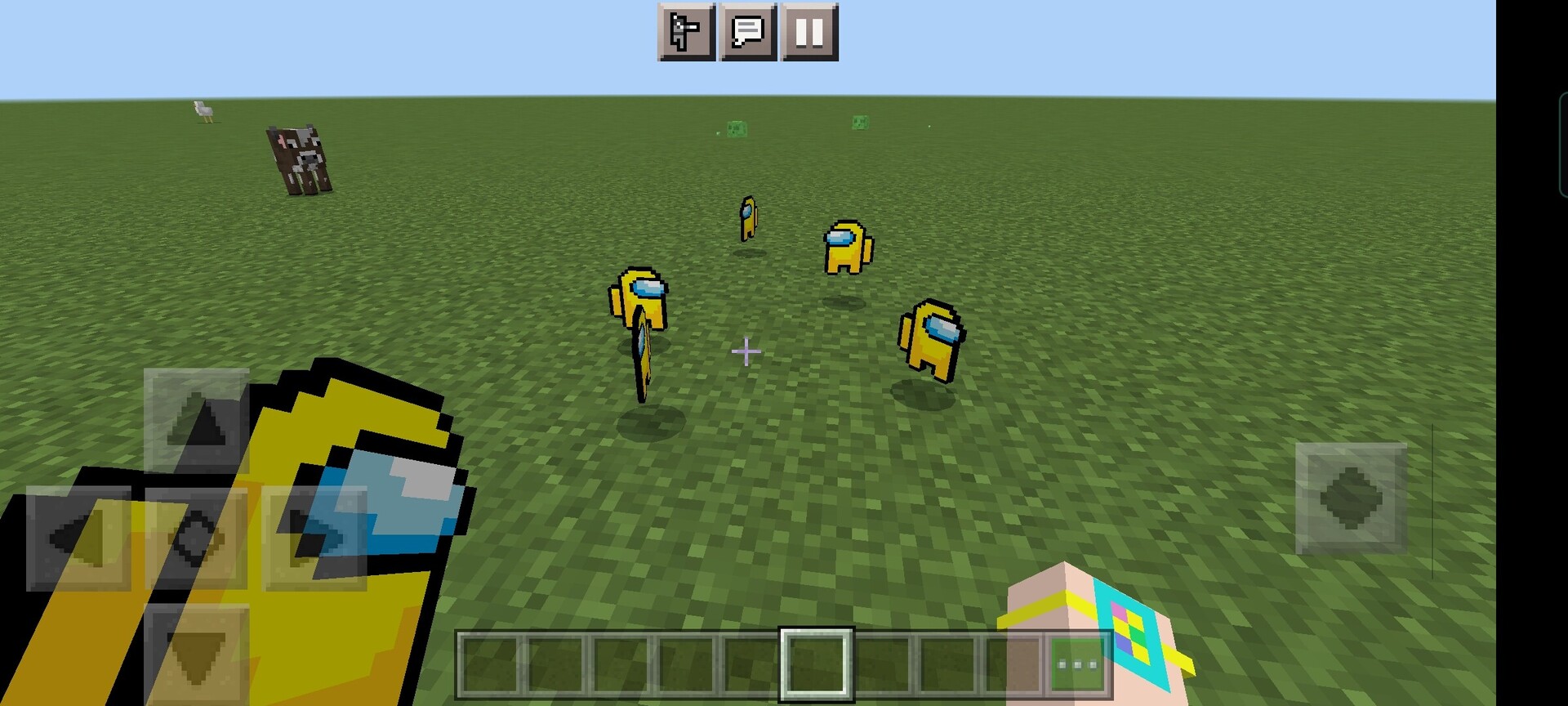 Among Us totem Minecraft Bedrock Minecraft Texture Pack