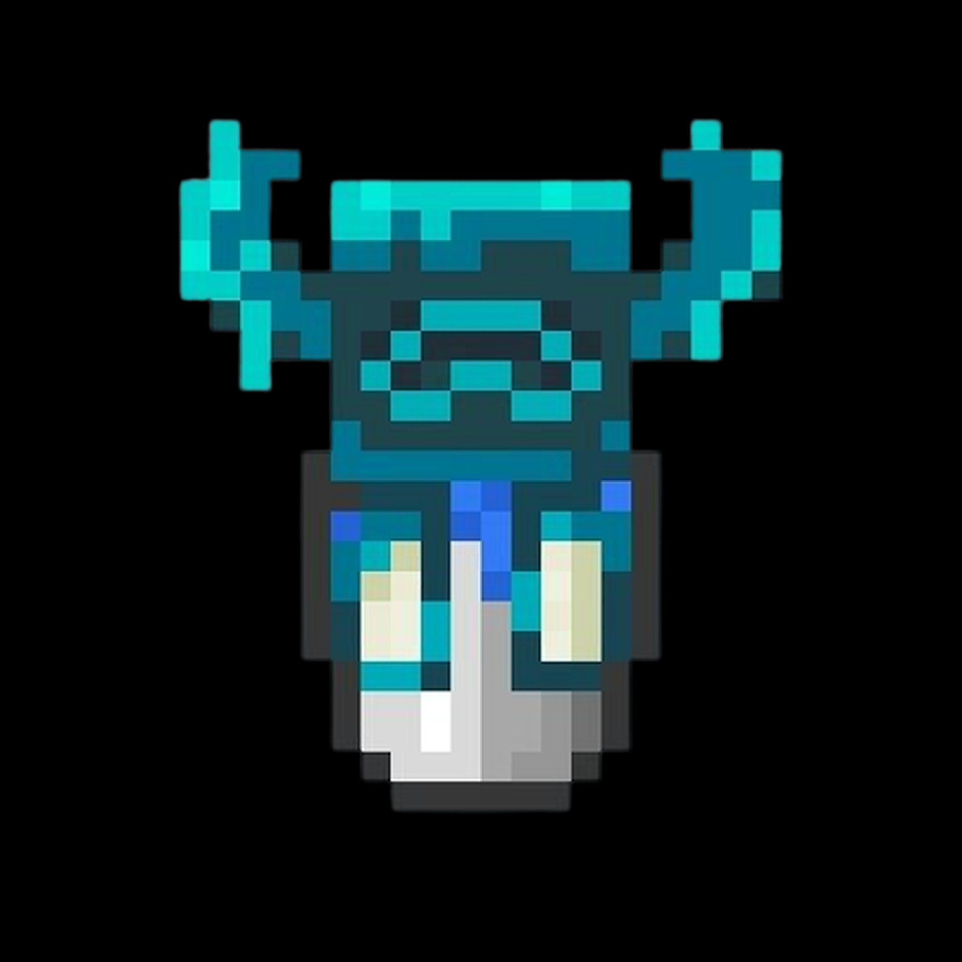 Warden in a Bucket Totem of Undying Minecraft Texture Pack