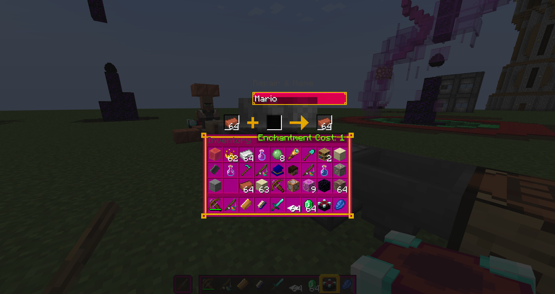 Enchanted UI Minecraft Texture Pack