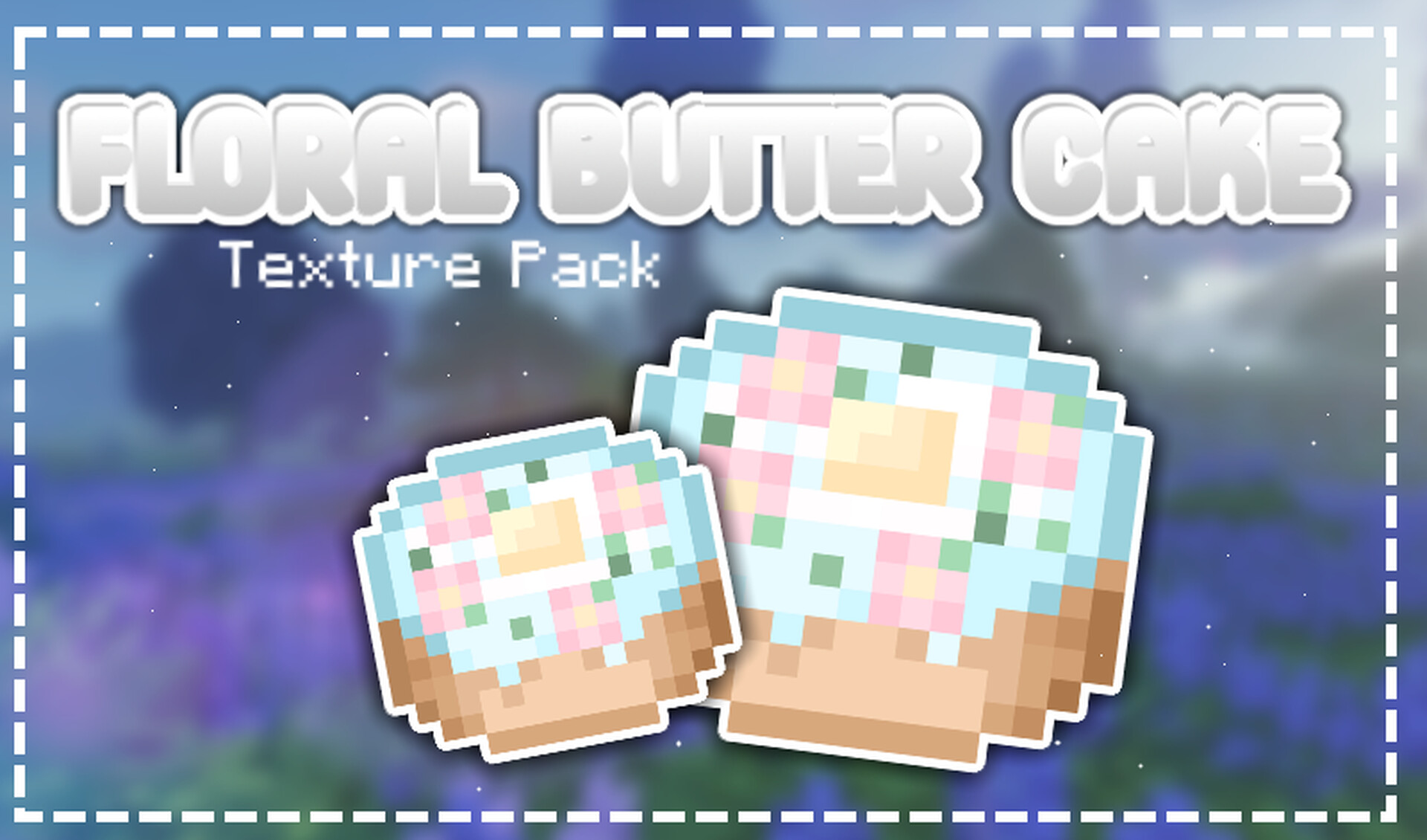 Floral Butter Cake Minecraft Texture Pack