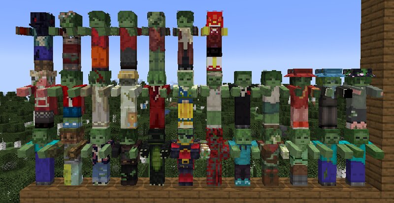 SnowyBoi64's Player Zombies Minecraft Texture Pack