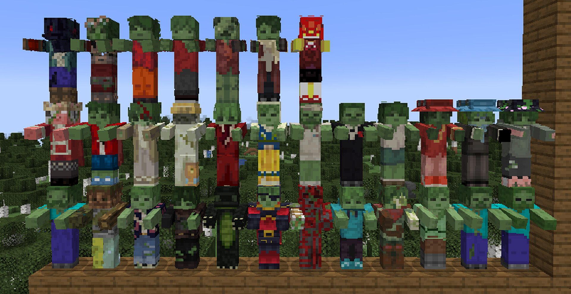 SnowyBoi64's Player Zombies Minecraft Texture Pack