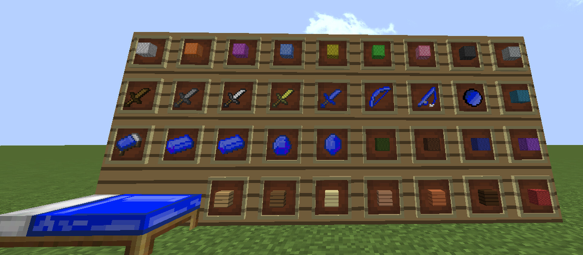 Blue PVP Pack Minecraft Texture Pack