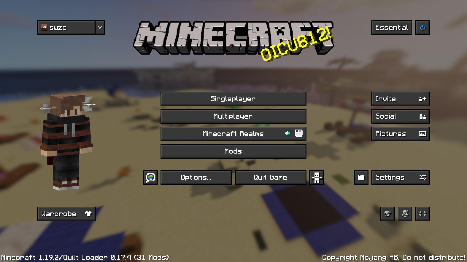 Essential Advanced GUI Minecraft Texture Pack