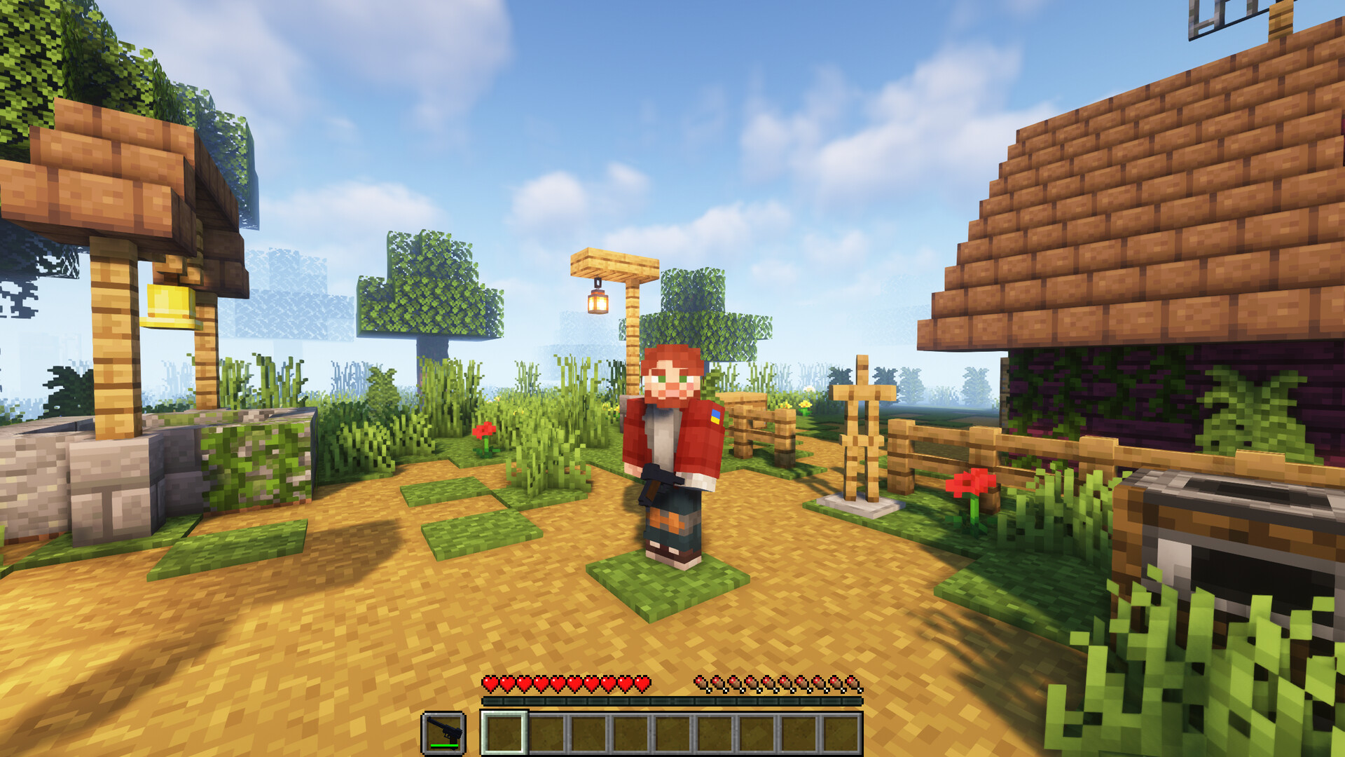 Luger Pistol in Minecraft (Bow replacement) Minecraft Texture Pack