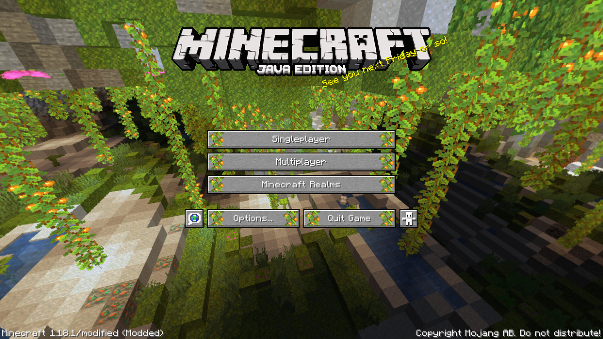 Lush Theme Texture Pack & Start Screen Panorama Minecraft Texture Pack