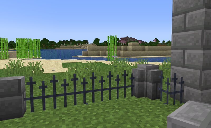 Gothic Iron Bars Minecraft Texture Pack