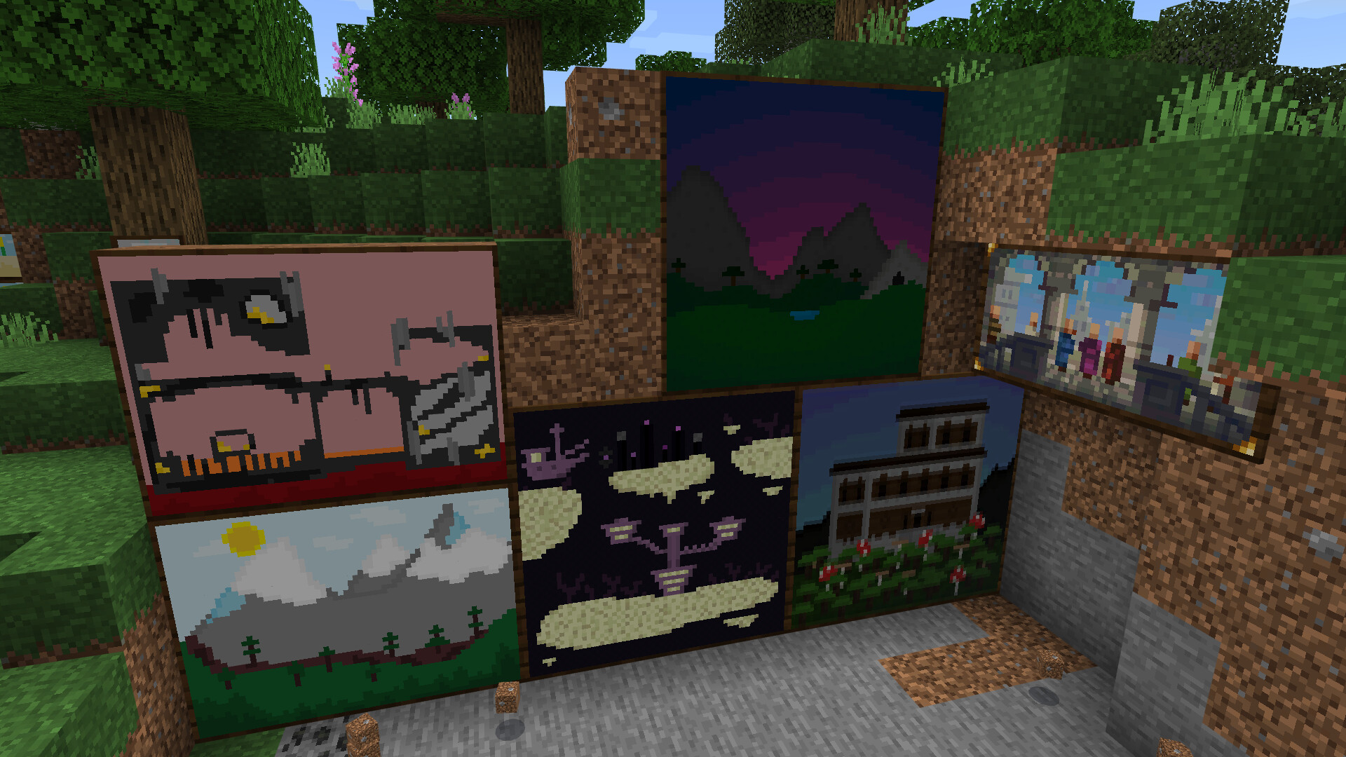 CreeprVictor's Minecraft Paintings (BE, Java link) Minecraft Texture Pack
