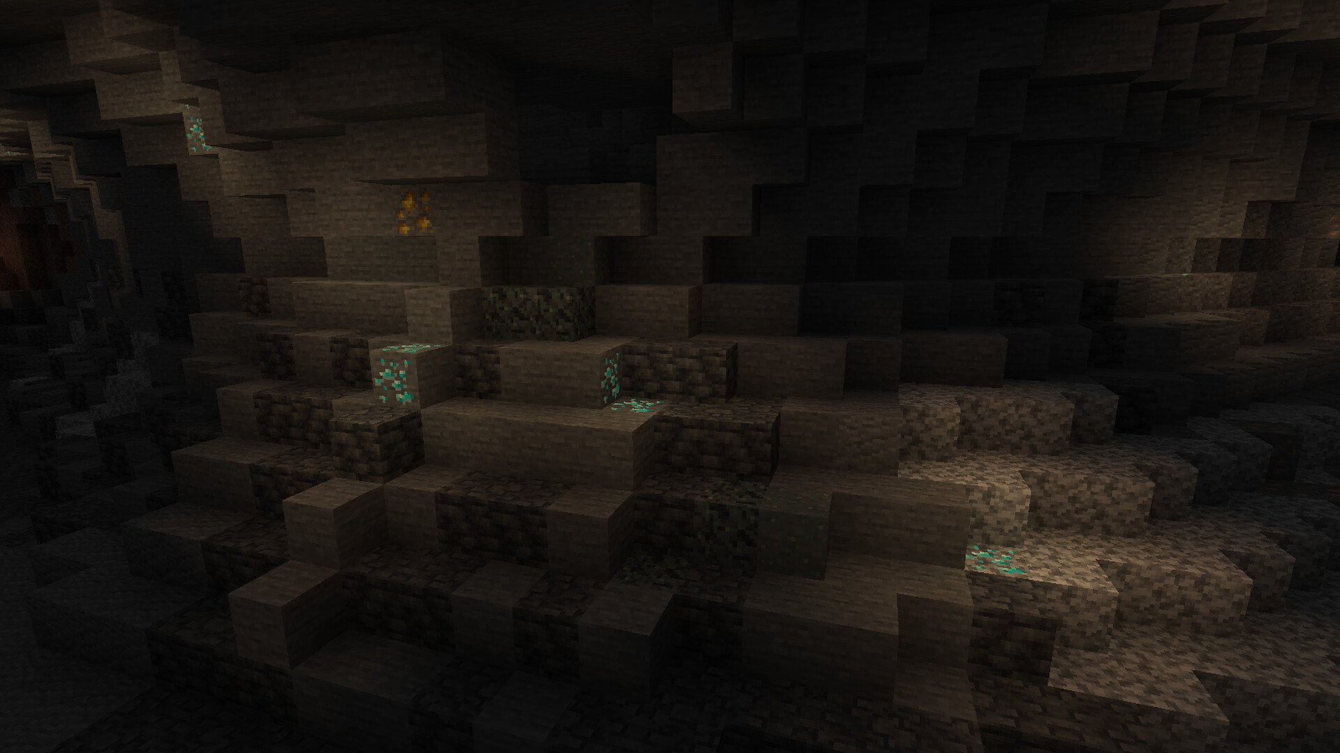 Diamond Ore ⇆ Glow Lichen Minecraft Texture Pack